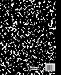 Primary Composition Notebook: Black Marble Journal – Young Dreamers Press