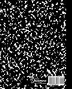 Marbled Composition Notebook: Black Marble Wide Ruled Paper – Young ...