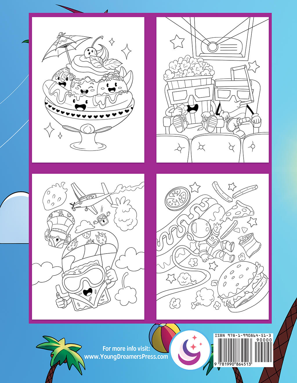 Color Your Cravings: A Junk Food Coloring Book – Young Dreamers Press