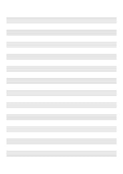 Manuscript Paper: Yellow Notes | A4 Blank Sheet Music Notebook – Young ...
