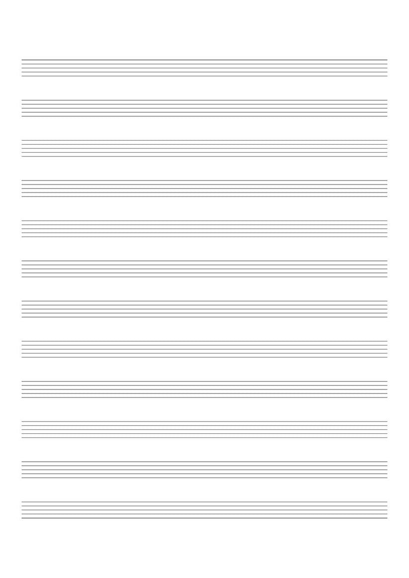 Manuscript Paper: Yellow Notes | A4 Blank Sheet Music Notebook – Young ...