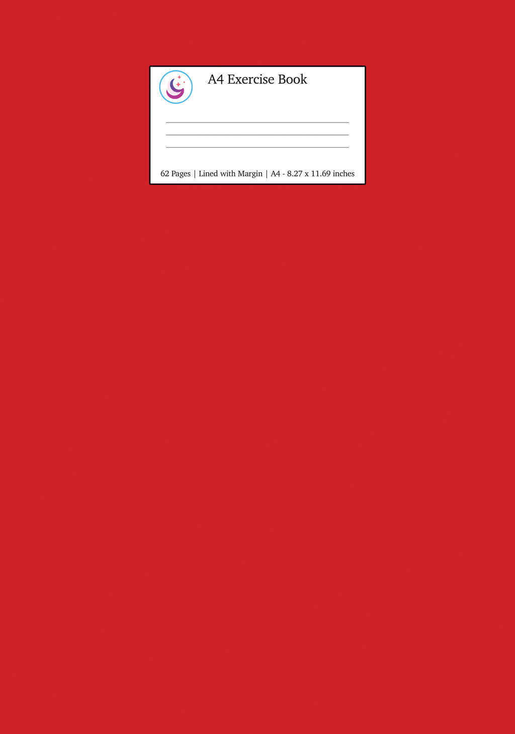 A4 Red Exercise Book – Young Dreamers Press