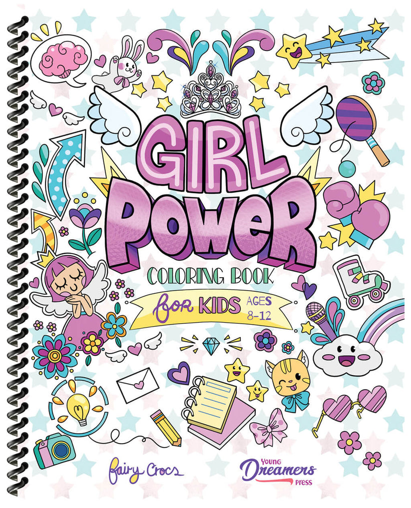 Girl Power Coloring Book for Kids (Spiral Edition) – Young Dreamers Press