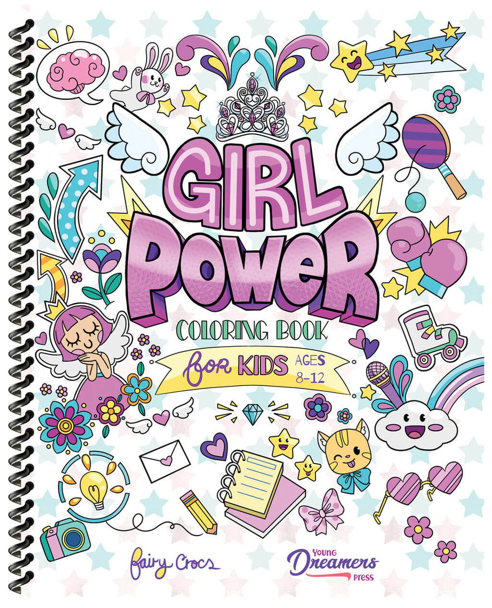 Girl Power Coloring Book for Kids (Spiral Edition) – Young Dreamers Press