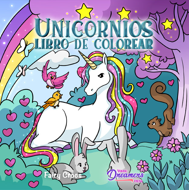 Unicornios libro de colorear – Young Dreamers Press